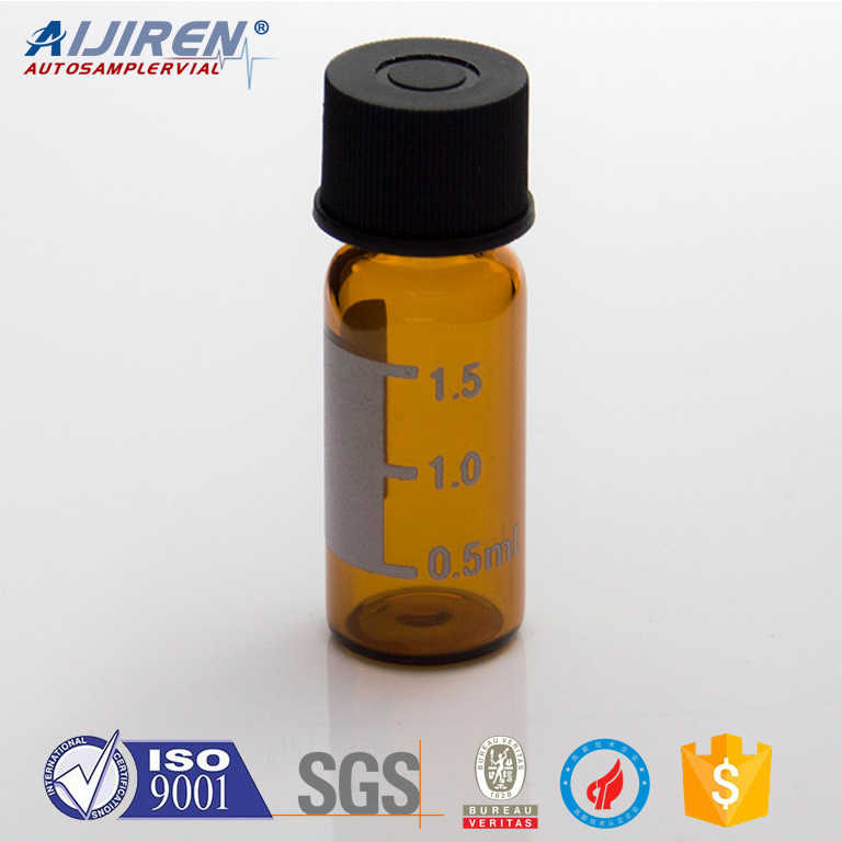 2ml 8mm screw thread vials with label for Waters HPLC-Aijiren Hplc Vials
