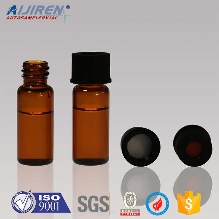 Wide Opening 2ml 8mm screw thread vials with pp cap for HPLC and GC ...