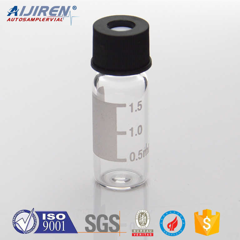 Wide Opening 2ml hplc 8-425 glass vial with label for hplc system ...