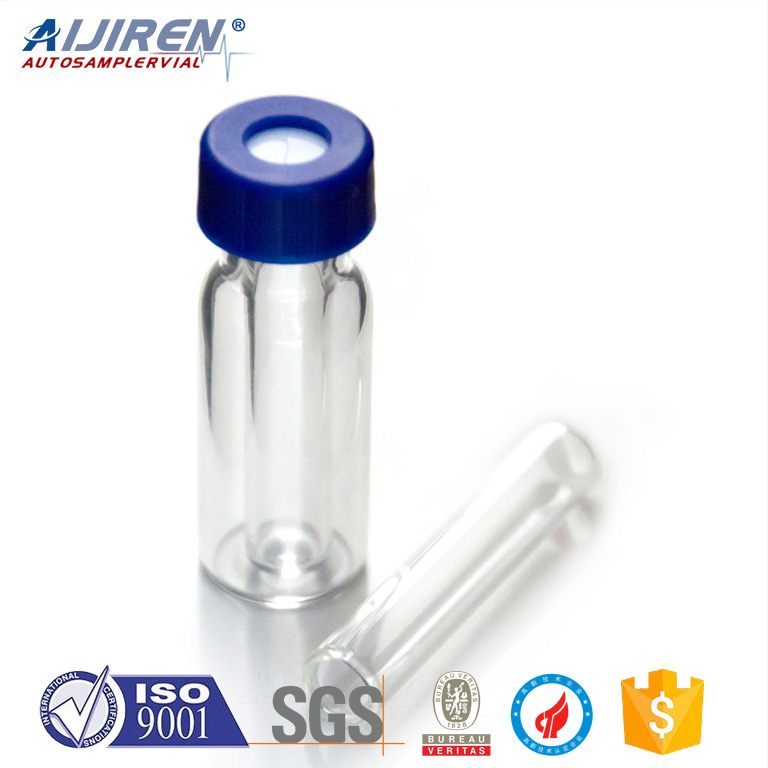 Common use 2ml hplc 9-425 glass vial with closures for liquid ...